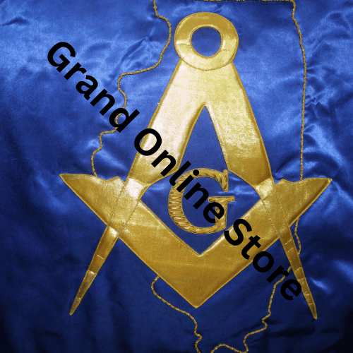 King Solomon Grand Lodge Masonic Hand-Made Embroidery banner With Gold ...