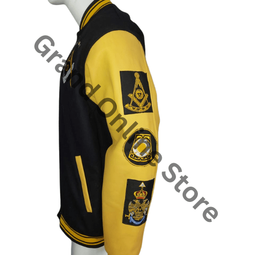 Masonic Varsity Jacket lodge wear Best Quality Embroidered Baseball ...